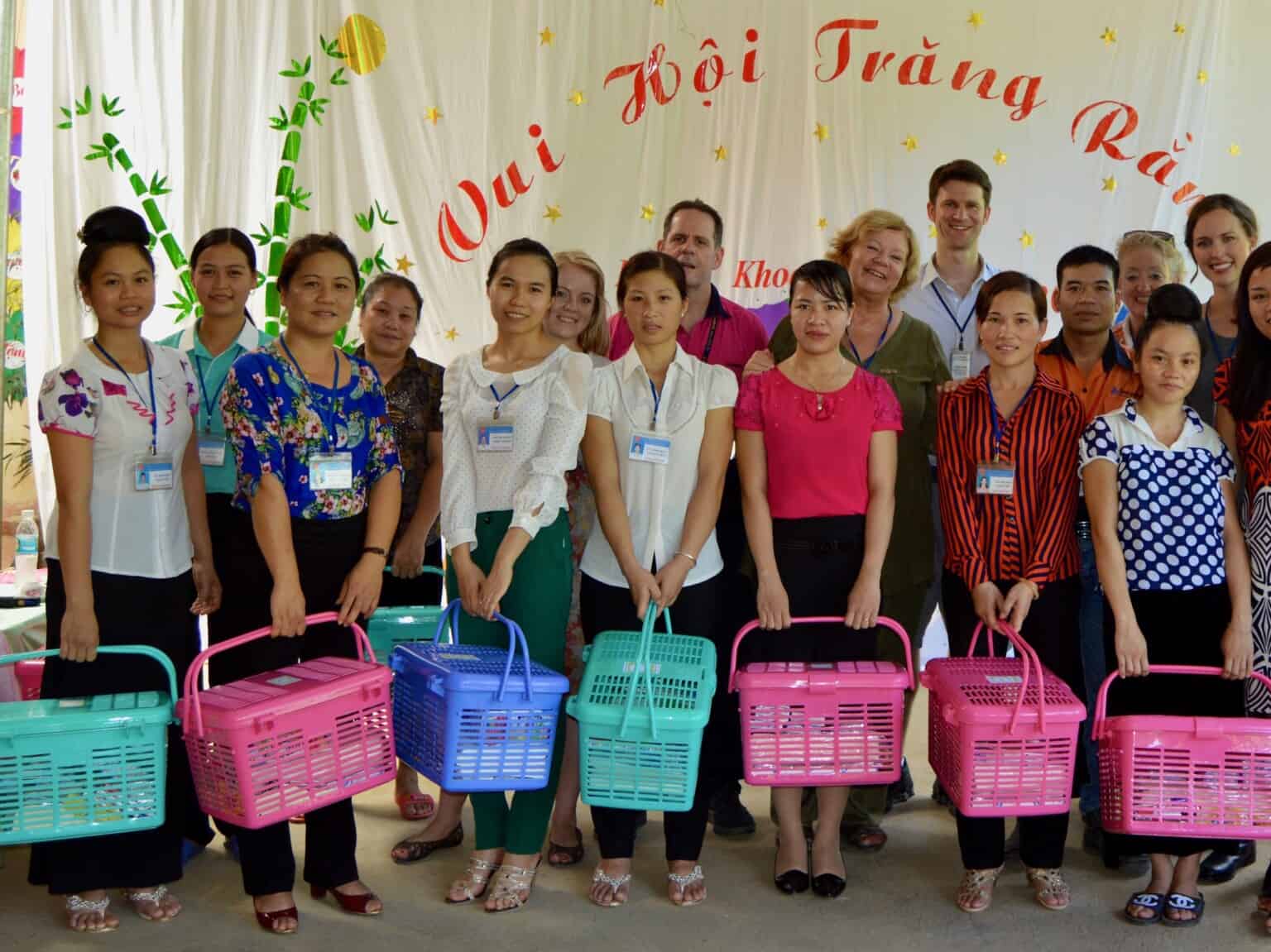 Helping Students Learn & Grow - Vietnamese Schools - A Bus On a Dusty Road