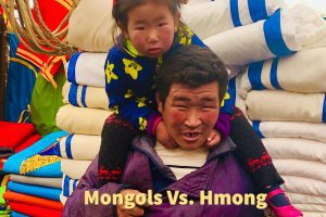 Are Hmong People And Mongol People Related? - A Bus On a Dusty Road