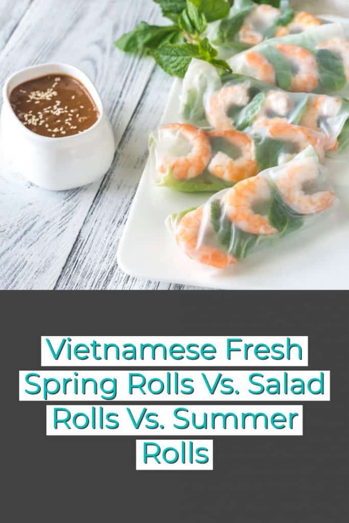 Vietnamese Fresh Spring Rolls Vs. Salad Rolls Vs. Summer Rolls – A Bus ...