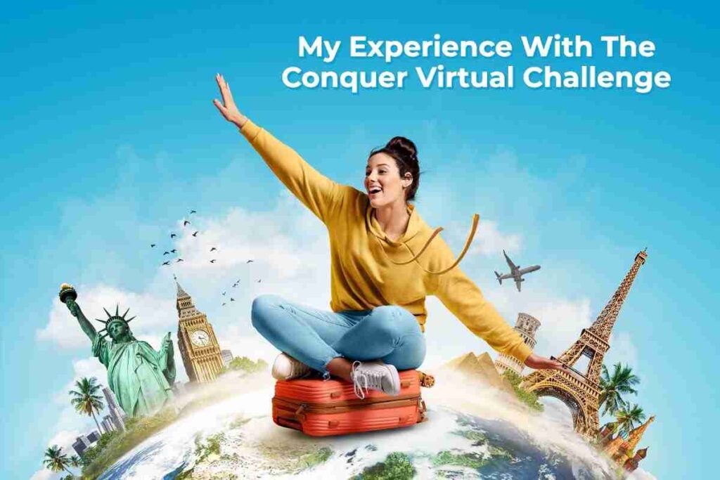 My Experience With The Conquer Virtual Challenge - A Bus On a Dusty Road
