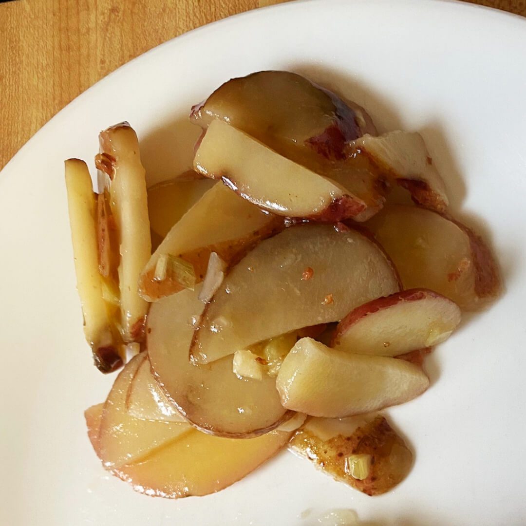 Bratwurst And German Potato Salad Recipe - A Bus On a Dusty Road