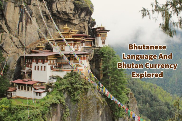 Bhutanese Language And Bhutan Currency Explored - A Bus On a Dusty Road