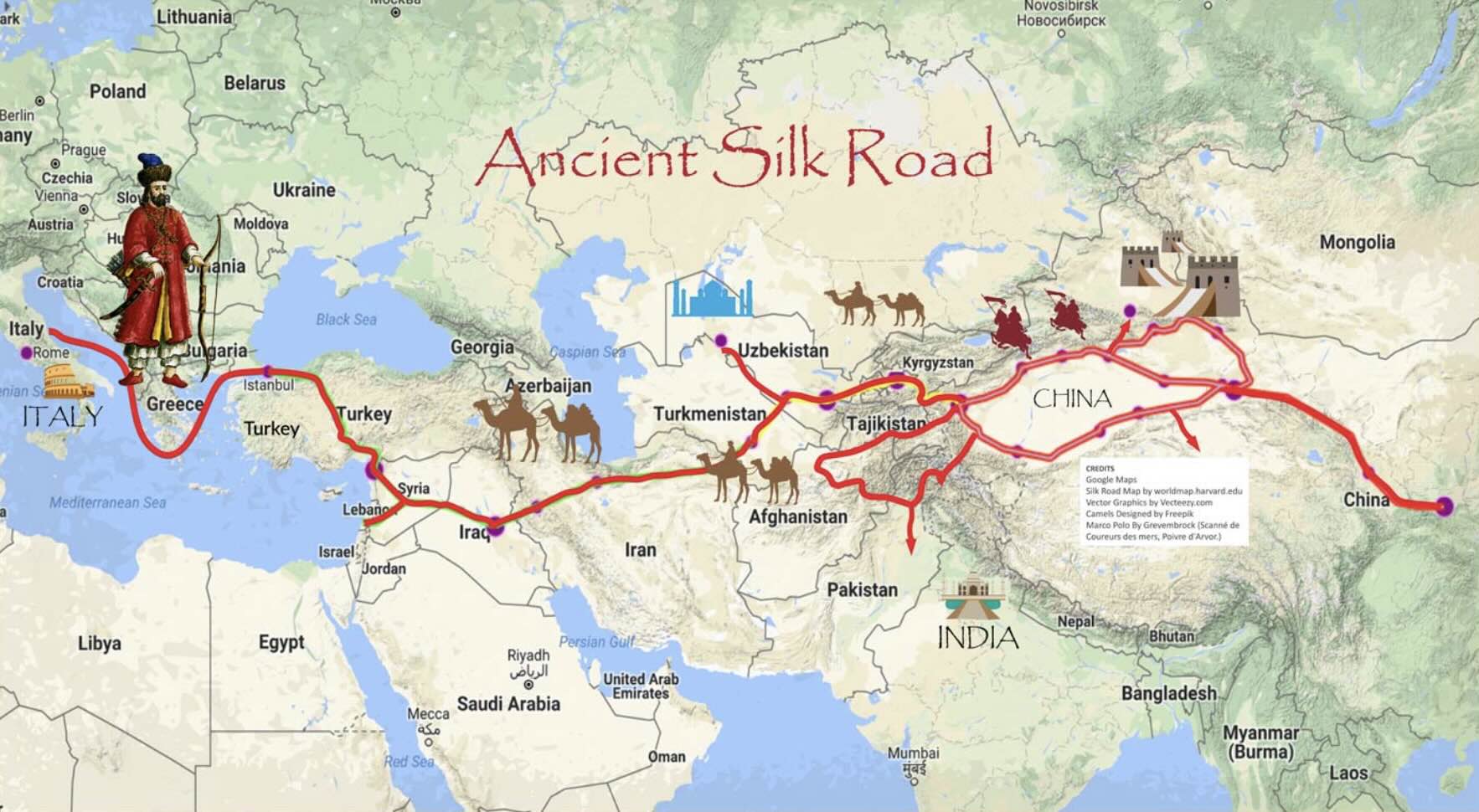 The Cultural Impact Of Ancient Silk And Spice Trade Routes - A Bus On a ...